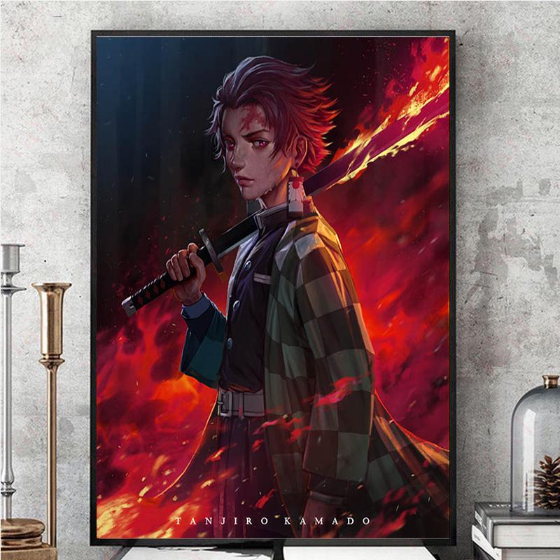 Buy 30x40cm Oil Painting By Numbers Anime DIY Paint By Numbers For ...