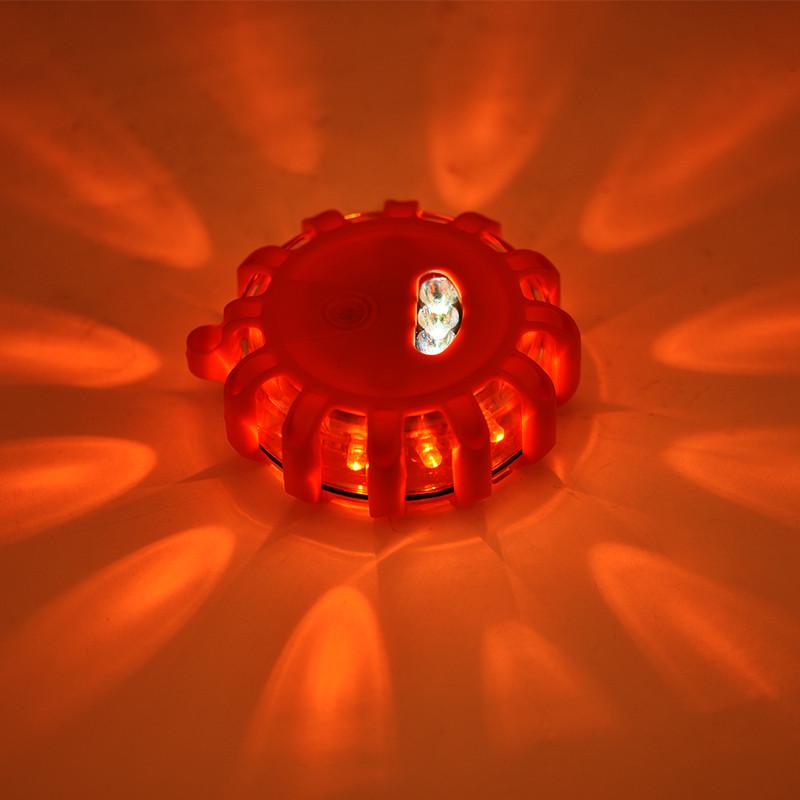 Buy LED Roadside Flashing Warning Light Outdoor Safety Emergency Disc ...