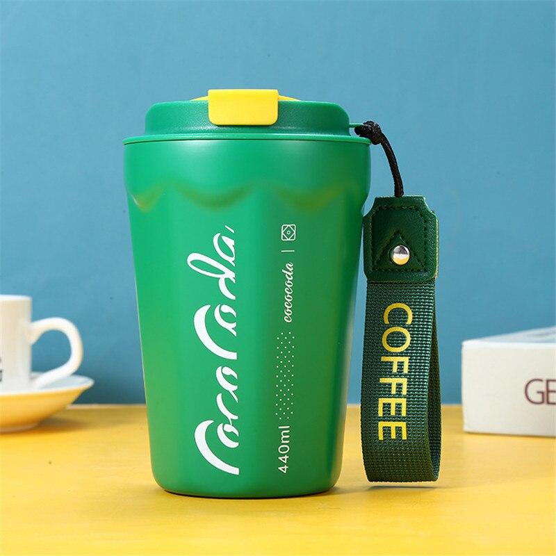 Buy 400ML Creative Cola Coffee Cup Stainless Steel Thermos Cup Tea ...