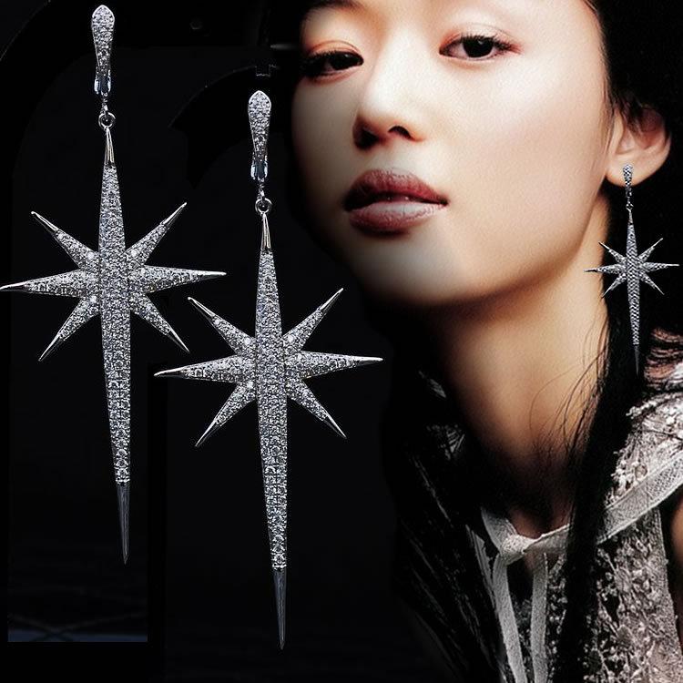 Satın Alın 925 Silver Europe Star Word Crystal From New Fashion