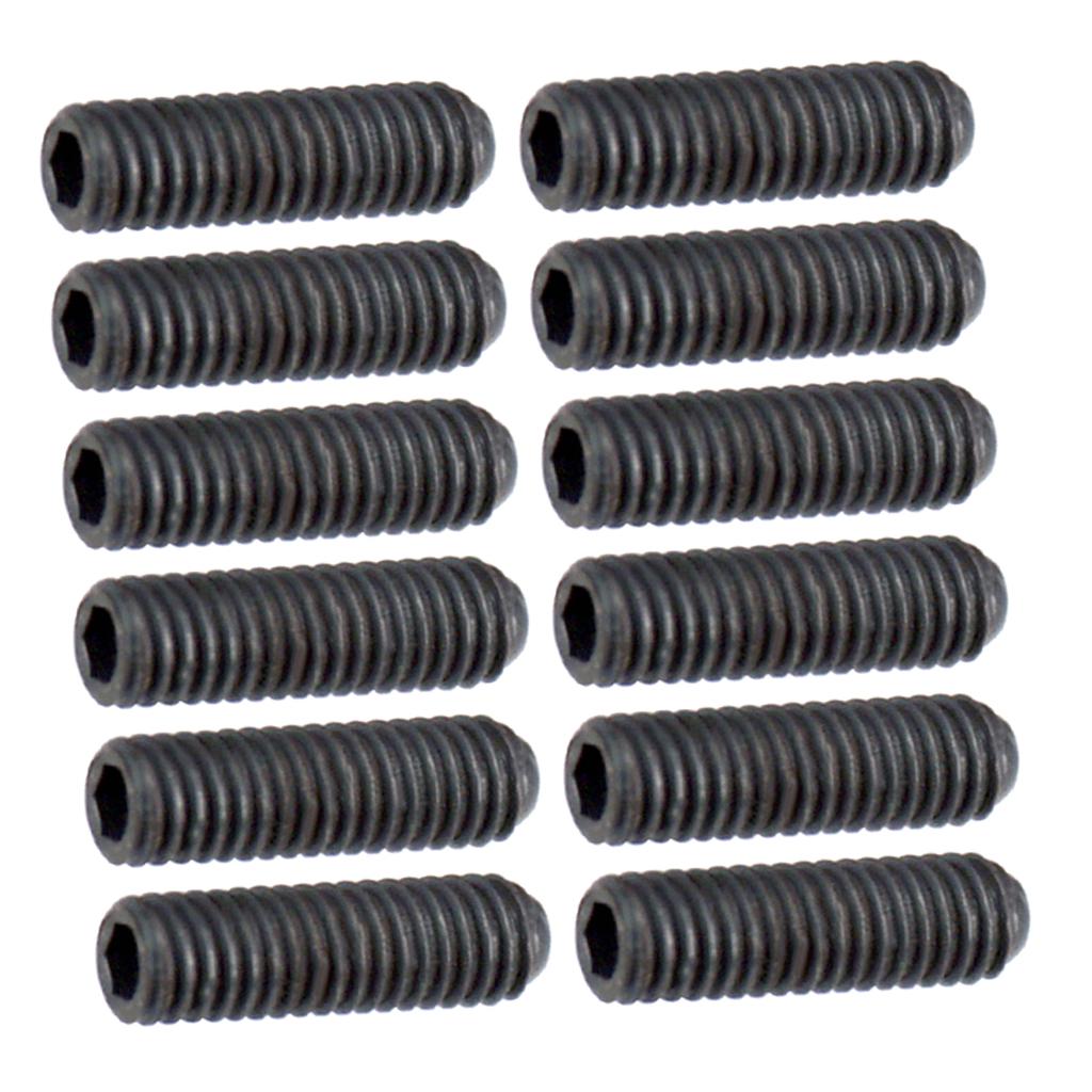 Buy 12Pieces Black Tremolo Bridge & Saddle Locking Screws for Guitar ...