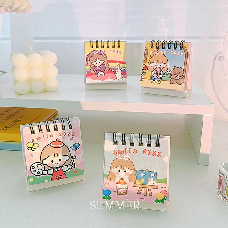 Buy 2022 Notepad Calendar Daily Schedule Table Planner Cartoon Desk ...