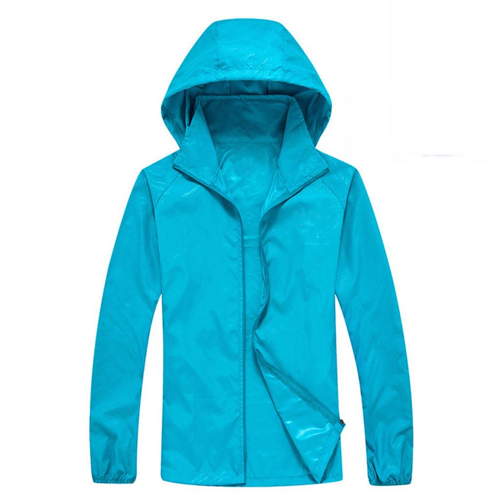 Buy Ultra-Light Rainproof Windbreaker Top Men's Women Casual Jackets ...