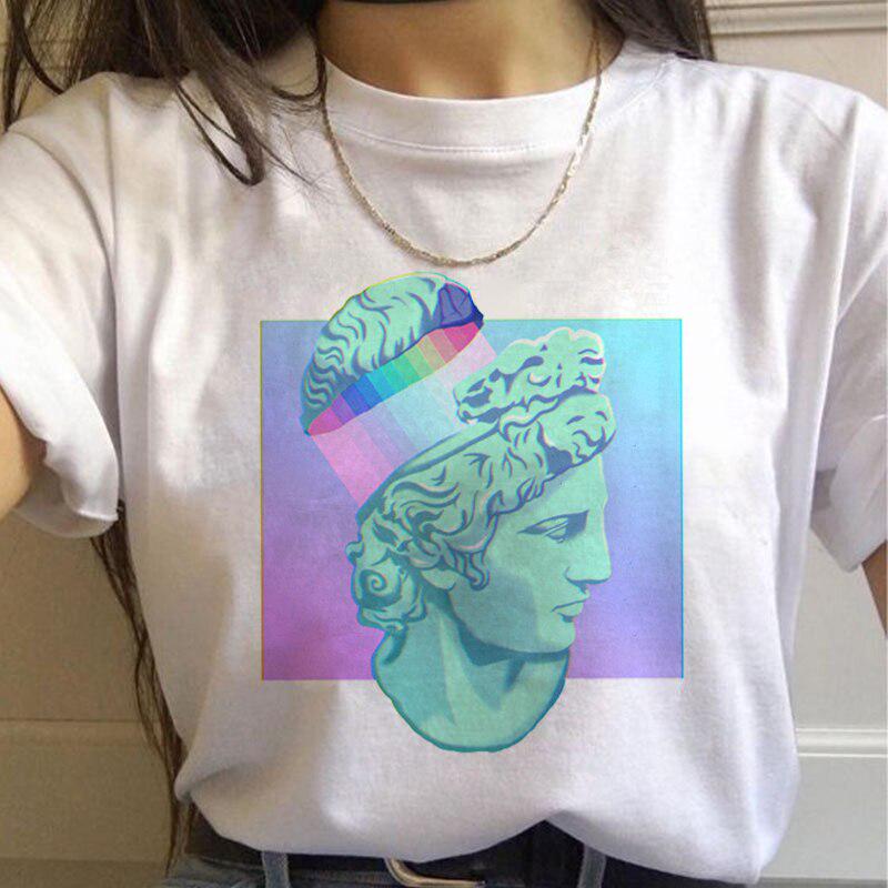 Buy Fixsys T Shirt Summer Women Cool Graphic Tee Shirts Aesthetic Tops ...