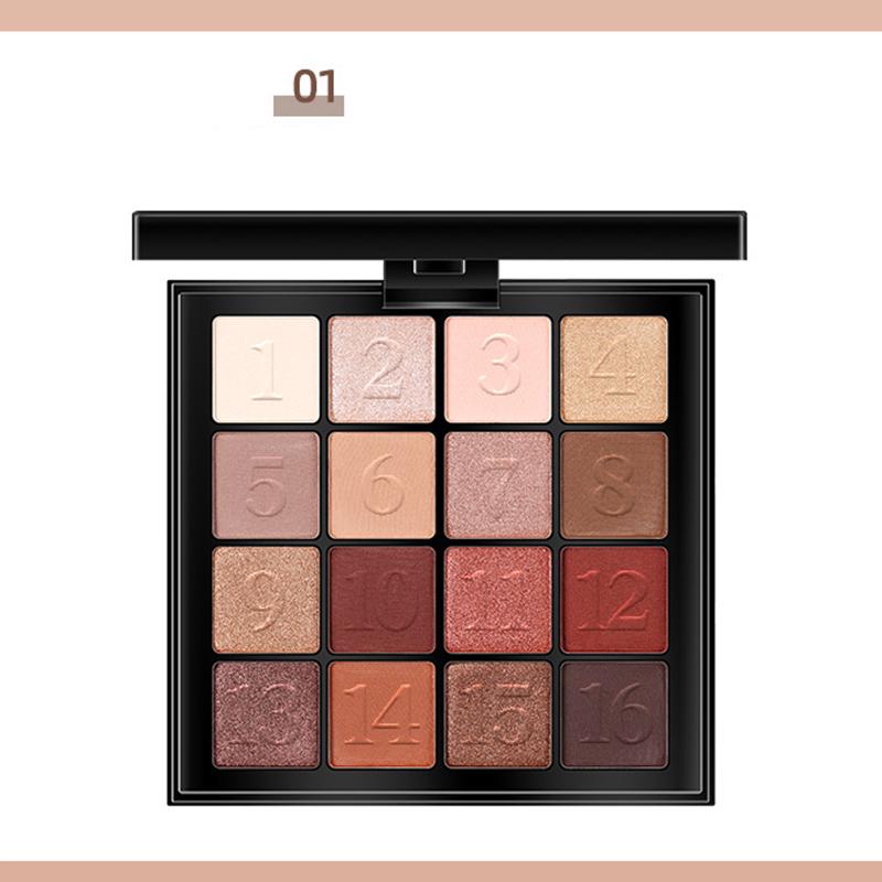 Buy 16 Color Eyeshadow Makeup Products Cosmetics Pearlescent Matte ...