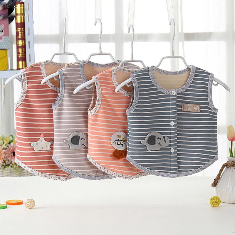 Buy Baby Infant Small Vest Color Cotton Velvet Linning Vest Warm Vest ...