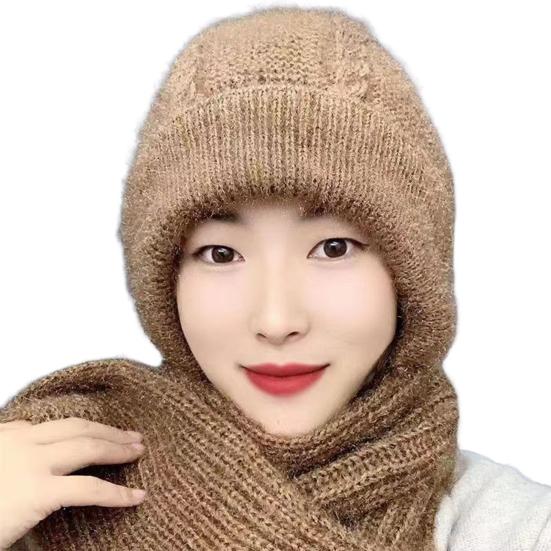 Buy Stylish Washable Neck Protection Soft Fabric Fleece Lined Knitted ...