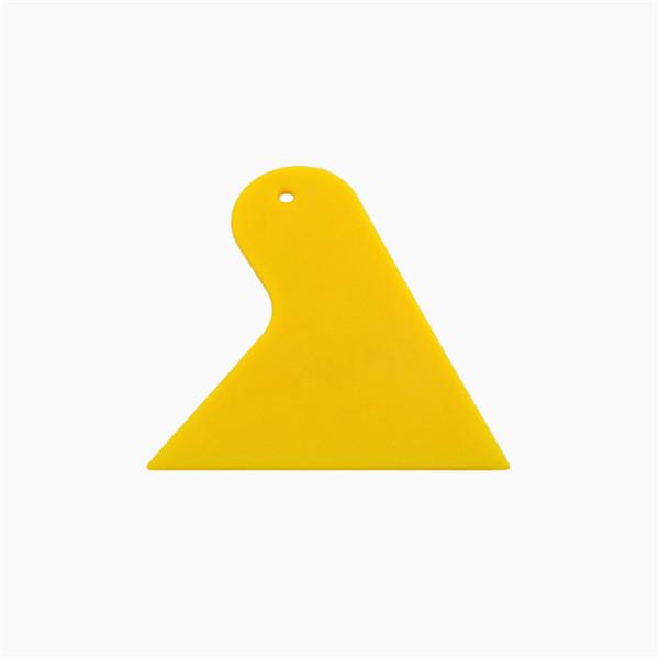 Portable Scraper Car Foil Tool Yellow Triangle Scraper Mobile Phone ...
