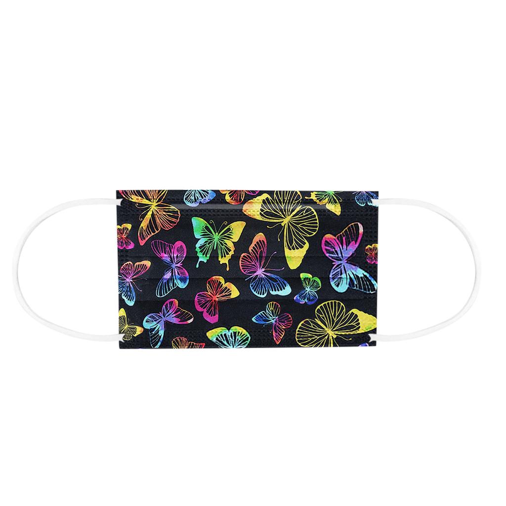 NIKI Kids Butterfly Disposable Protection Three Layer Breathable Face ...