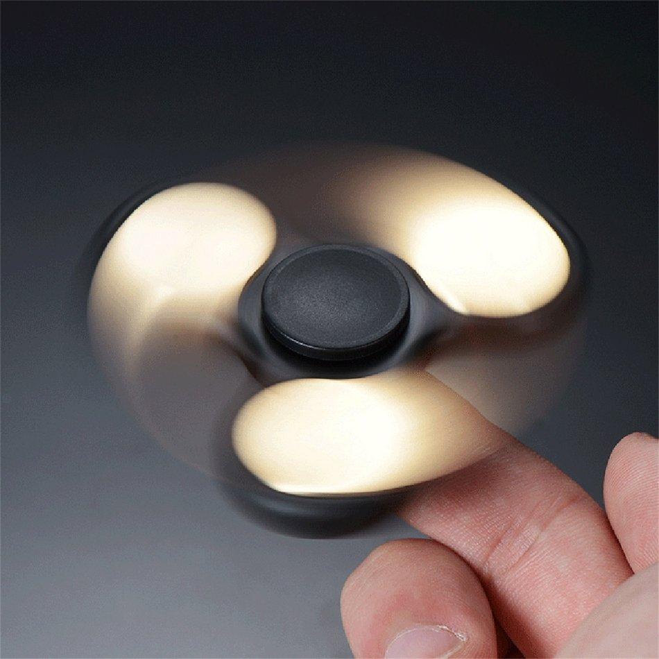 KC New Unique Hand Spinner Tri-Spinner Brass Fingertip Toys Finger ...