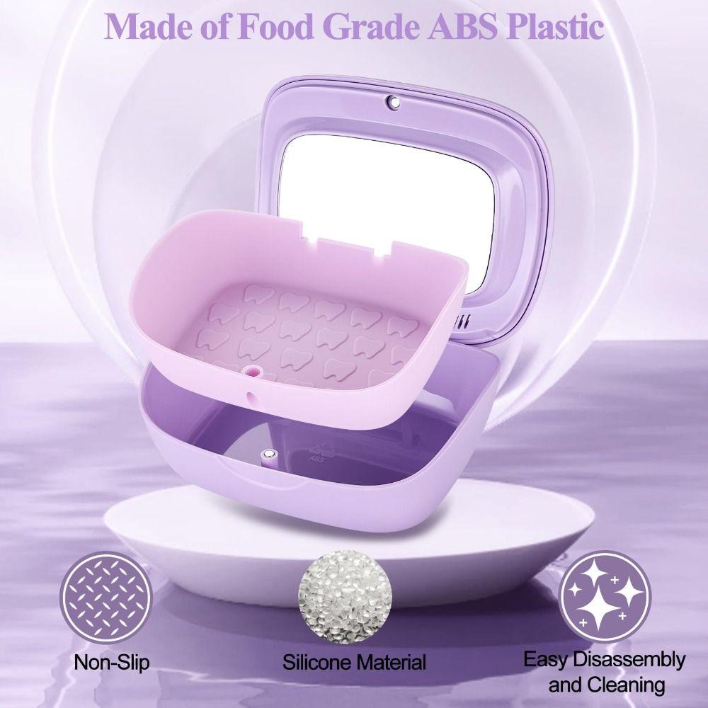 ABS Retainer Case Double Layer Orthodontic Supplies Case New Retainer ...