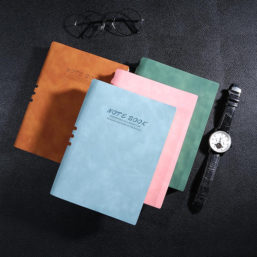 Cheap A5 Notebook Ultra-Thick Notepad Business Soft Leather Work ...