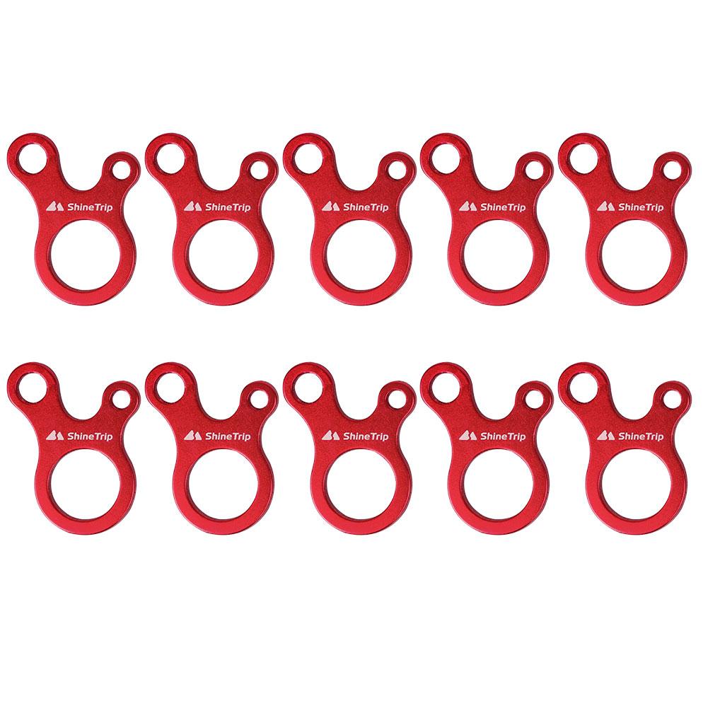 ShineTrip 10x Outdoor Camping Tent Rope Buckles Tensioner Fastener (Red ...