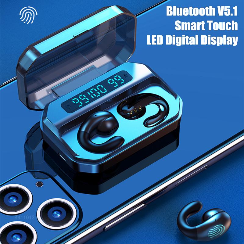 Buy Tws Bluetooth Wireless Headphones Earhook Bone Conduction Music ...