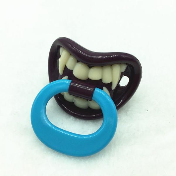 Buy Fashion Funny Novelty Dummy Baby Pacifiers Vampire Tooth Pacifie at ...