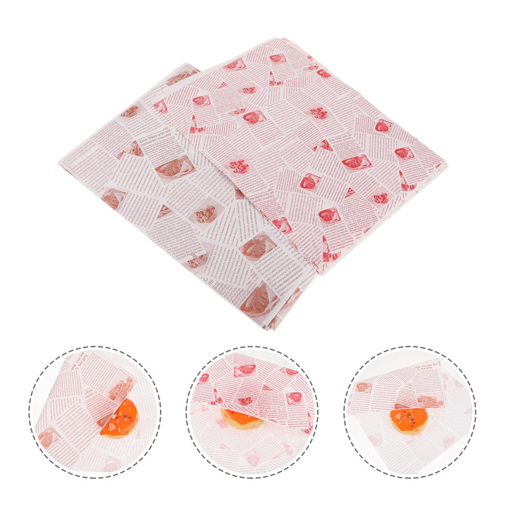 Buy MINGZHIZHIJU116100 Sheets Stylish Retro Wrapping Paper Baking Paper ...
