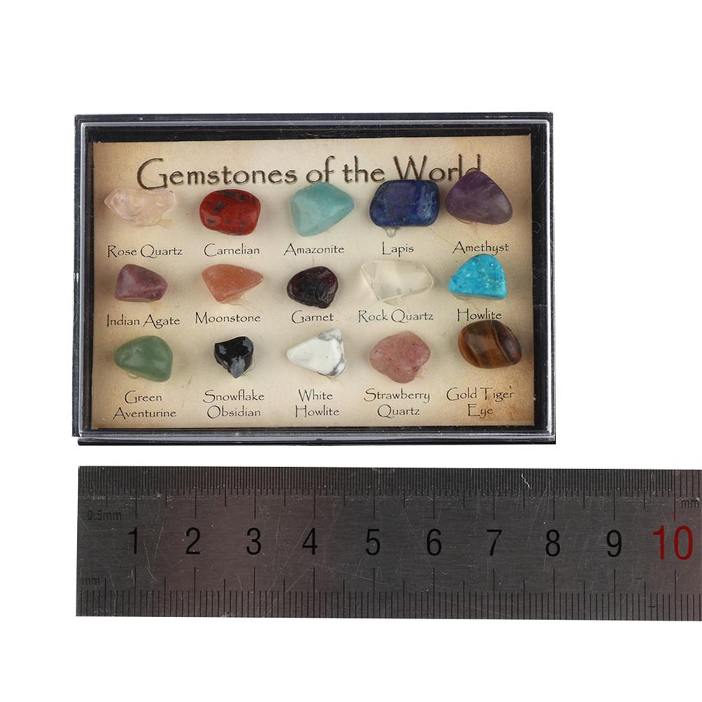Buy Crystal Gemstone Polished Healing Natural Color Stone Gift Set at ...