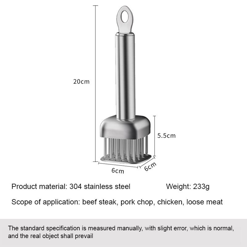 Buy 304 Stainless Steel Loose Meat Needle Hammer Meat Artifact Rib ...