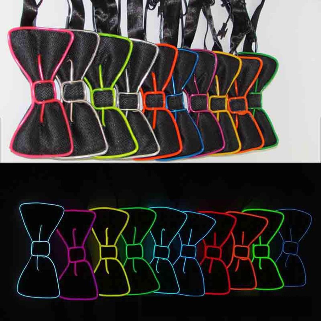 Buy Led Luminous Bow Tie El Luminous Bow Tie Prom Wedding Creative ...