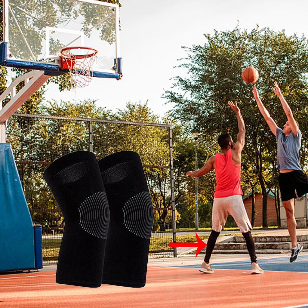 Cheap Fitness Running Cycling Knee Support Straps Elastic Volleyball ...