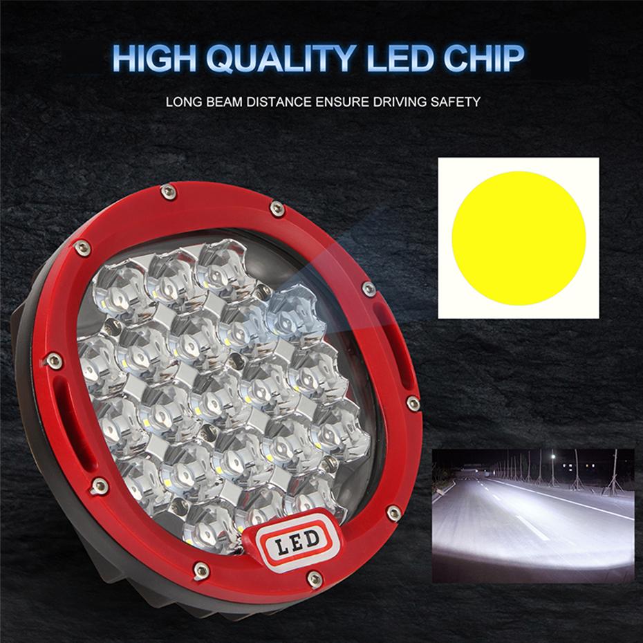 Buy 7 Inch 105W/300W 6000K Car Work Light 9V-30V Waterproof LED ...