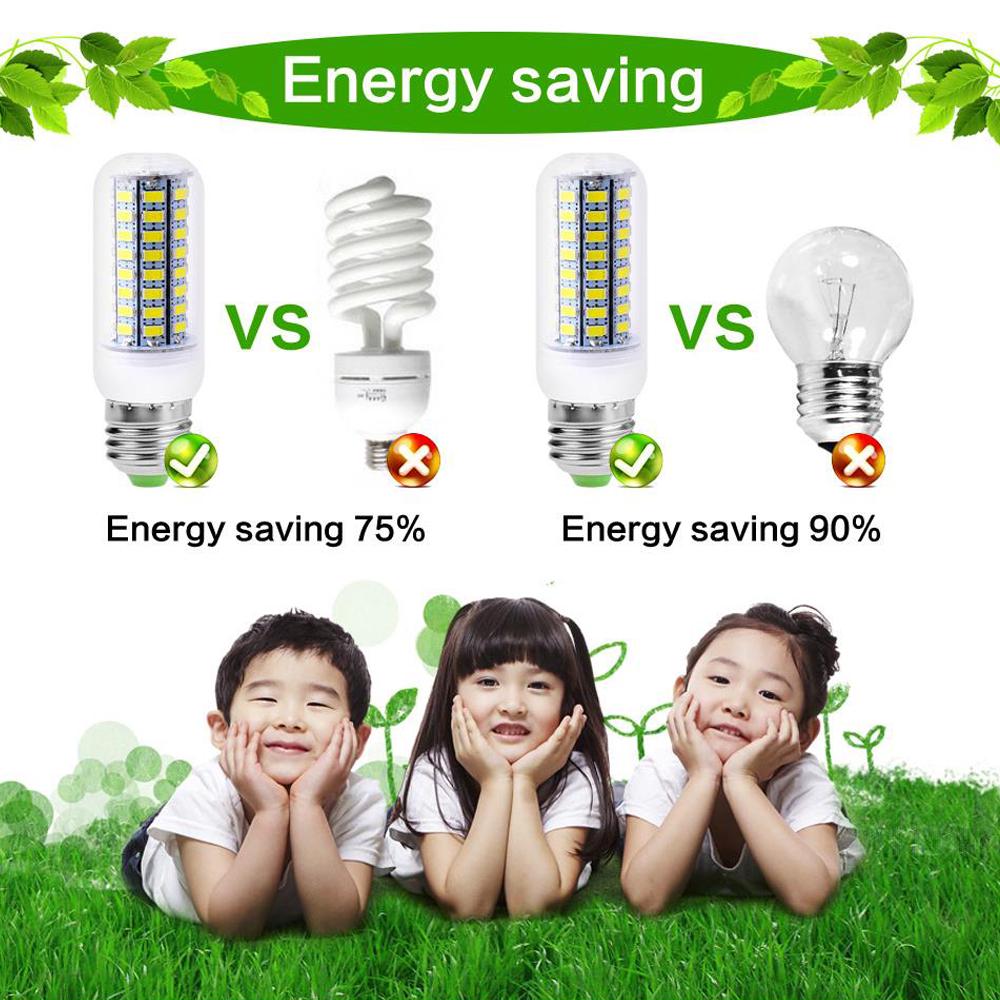Ranpo E27 E14 GU10 G9 B22 B15 AC 220V LED Corn Bulb Light 5730 SMD 72LEDs 25W Lamps High Bright ...