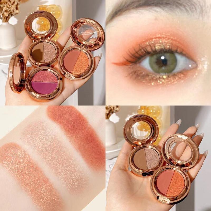 Kaufe Two-tone eyeshadow/pumpkin earth color matte matte pearlescent ...