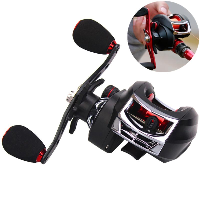 Buy 17+1BB High Speed 7.2:1 Gear Ratio Fishing Bait Casting Reel Braking Force 8KG / 18LB at ...