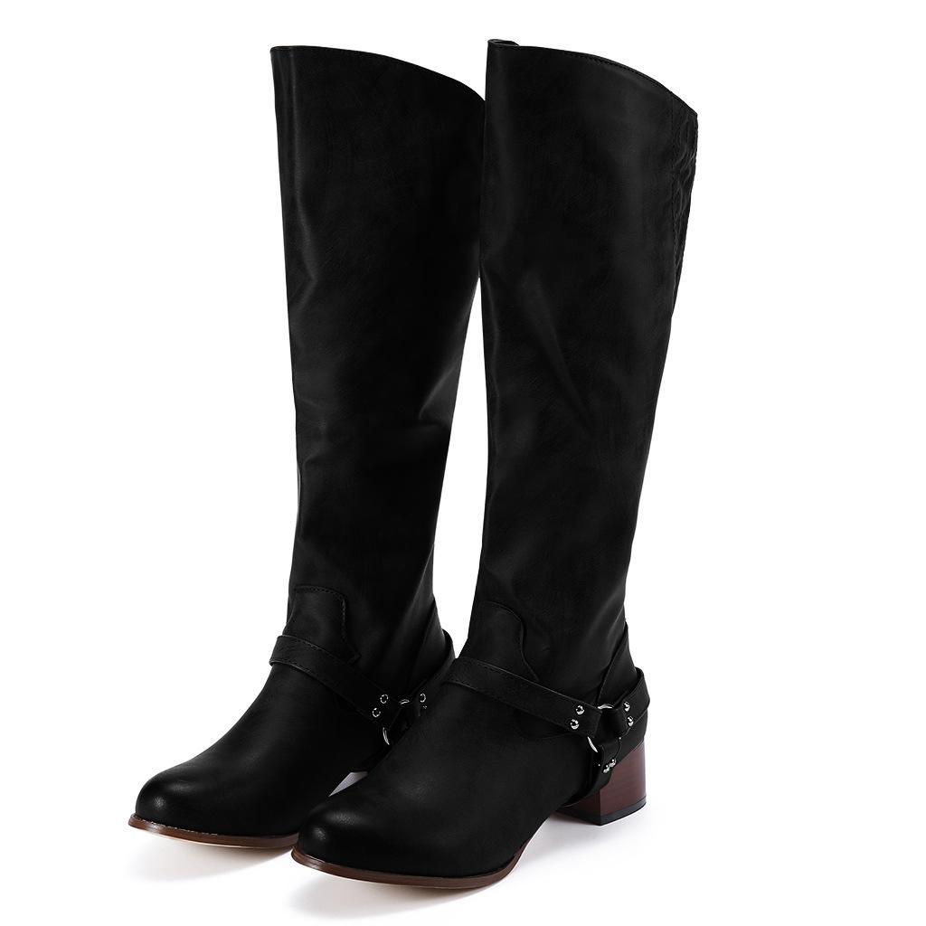 Kjøp Women Winter Autumn Boots Leather Boots Women Long Boots Lady ...