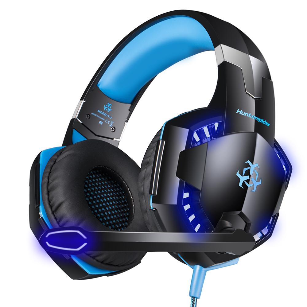 Cheap V-2 Over-ear Gaming Headphone 3.5mm Wired Game Headset Noise ...
