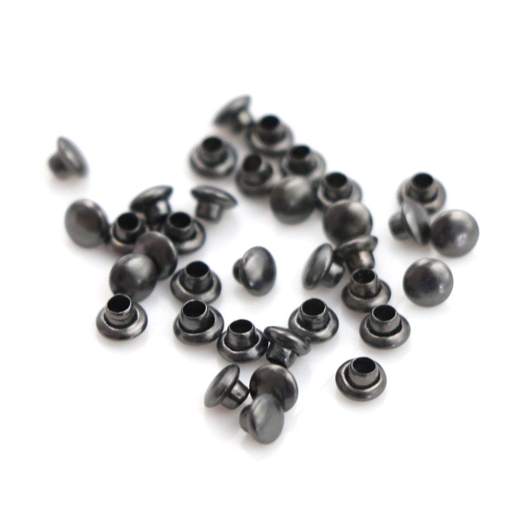 Buy 100pcs 4mm Mini Mushroom Nail Trumpet Rivets Doll Clothes Bags ...