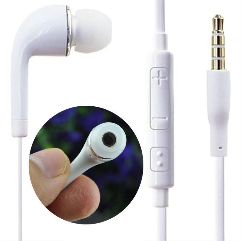 Buy Earphone 3.5mm Jack White Handsfree Headset In-ear Earphones ...