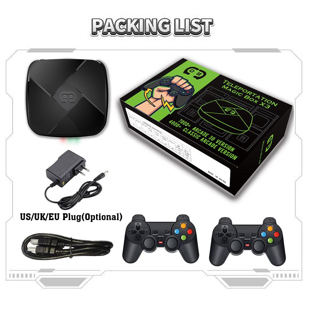 Buy I3 4K Retro Video Game Console 10000+ Games With 2pcs 2.4G Dual ...
