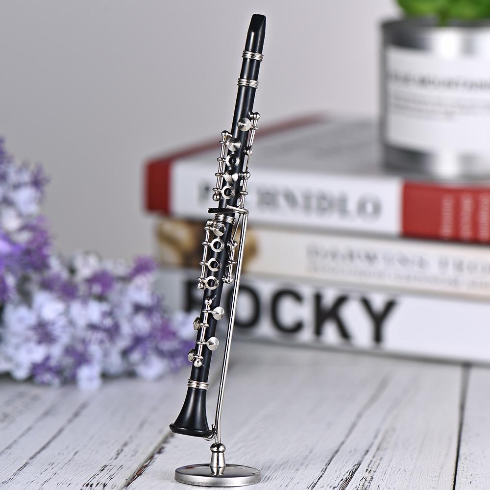 Buy Mini Clarinet Model Exquisite Desktop Musical Instrument Decoration ...