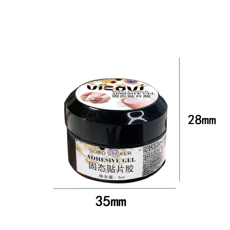 Buy 5ml Solid Sticker Adhesive Gel Nail Patch Gel DIY Modelling Stick ...