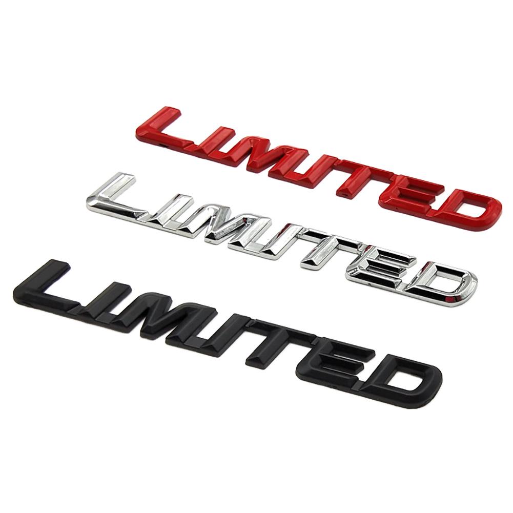 Cheap Stylish 3D Metal LIMITED Italic Letters Car Rear Trunk Body ...