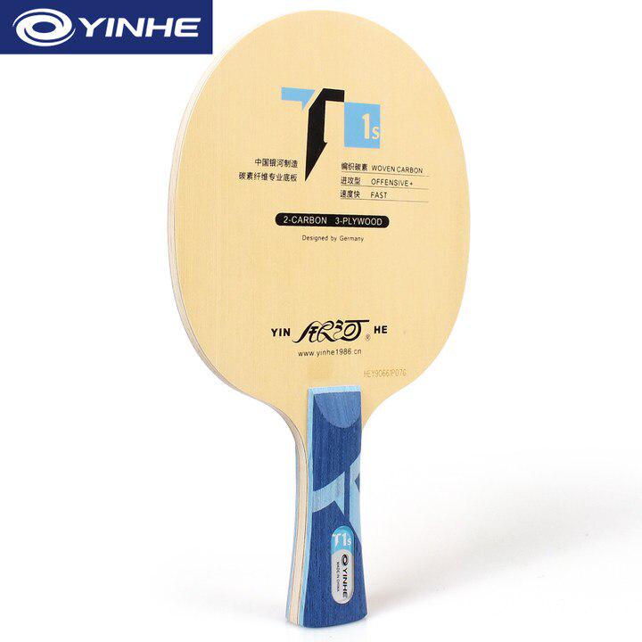 Buy YINHE T-1S Table Tennis Blade (T1S, 3+2 Hinoki Carbon) T1 Racket ...