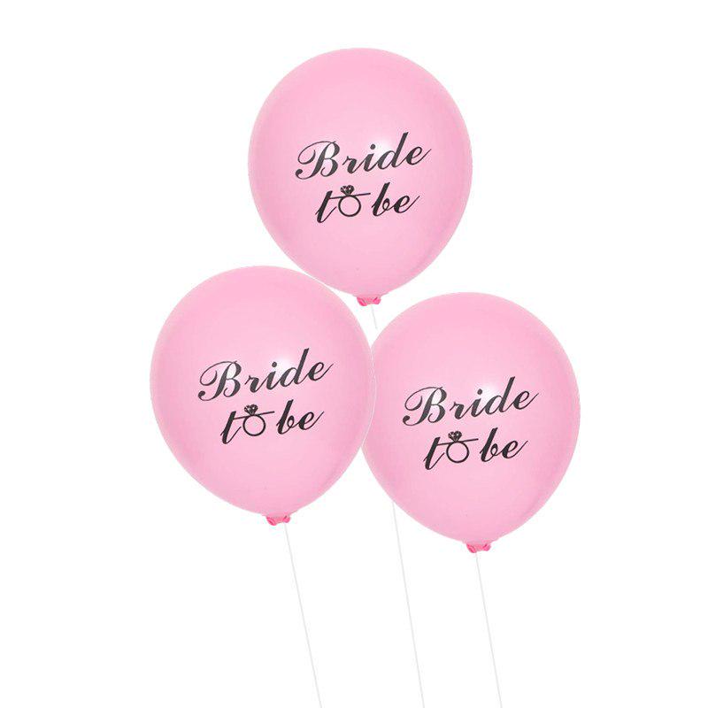 Hot Sale 10PC Team Bride White Pink Hen Night Do Party Wedding Latex ...