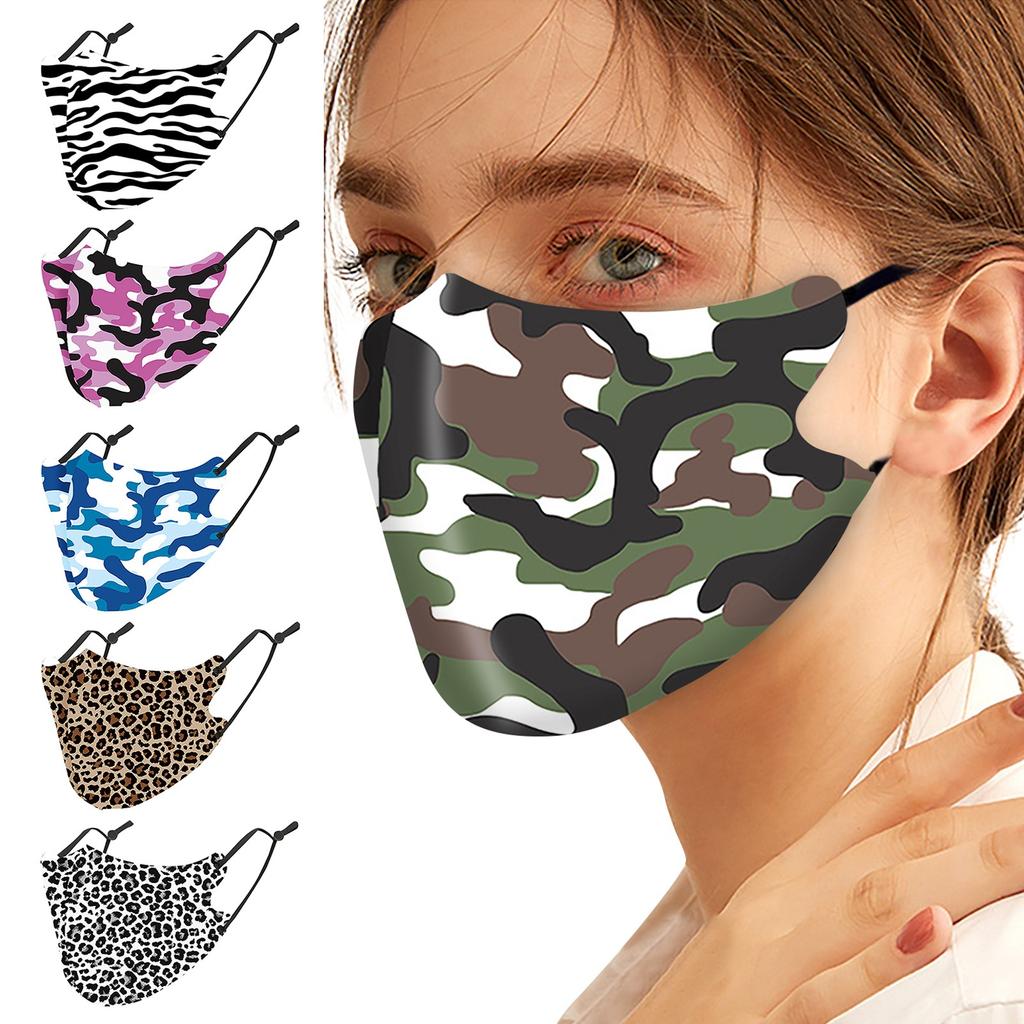 Adult Christmas Printed 3D Stereo Breathable And Washable Cloth Mask ...