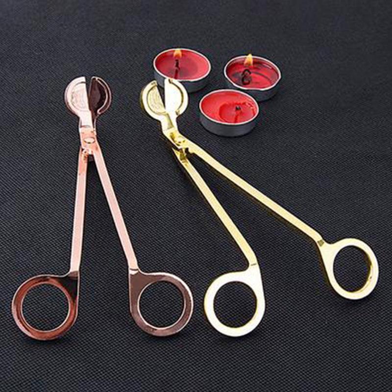 1pc Steel Candle Wick Trimmer Oil Lamp Trim Scissor Cutter Snuffer Tool Hook Aromatherapy Candle ...