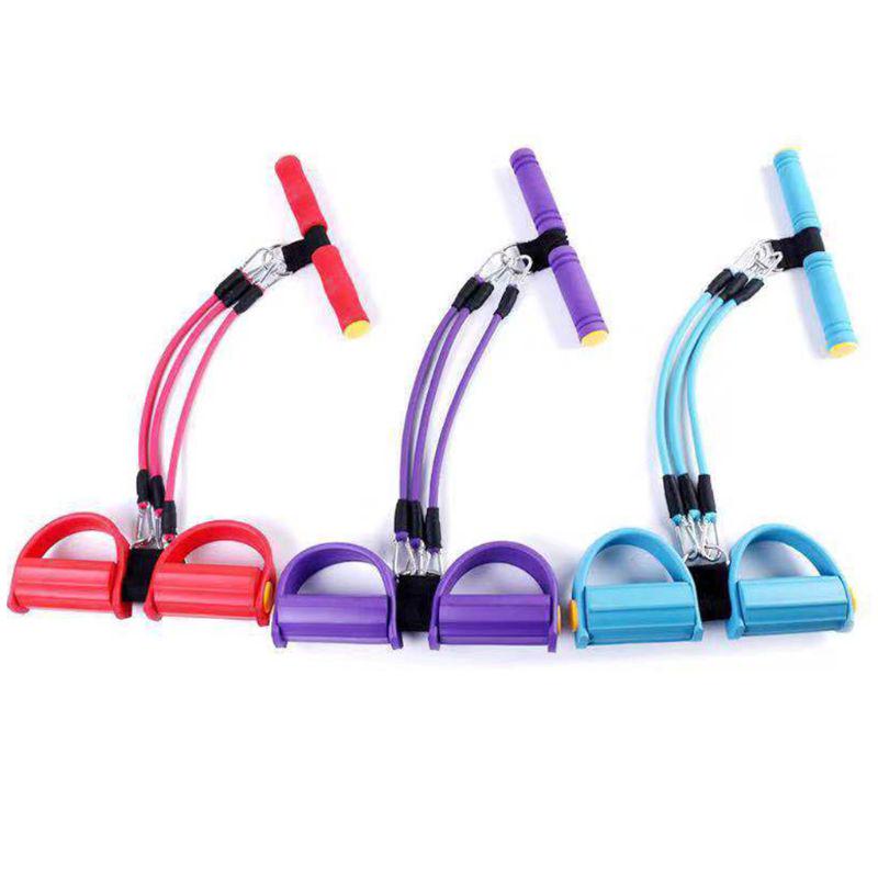 Multifunction Fitness Pedal Exerciser Sit-up Exercise Band Elastic Pull ...