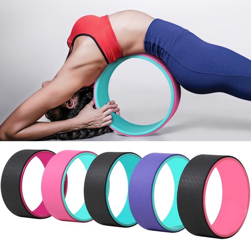 Yoga Circle Wheel ABS Pilates Gym Workout Back Training Tool Home ...