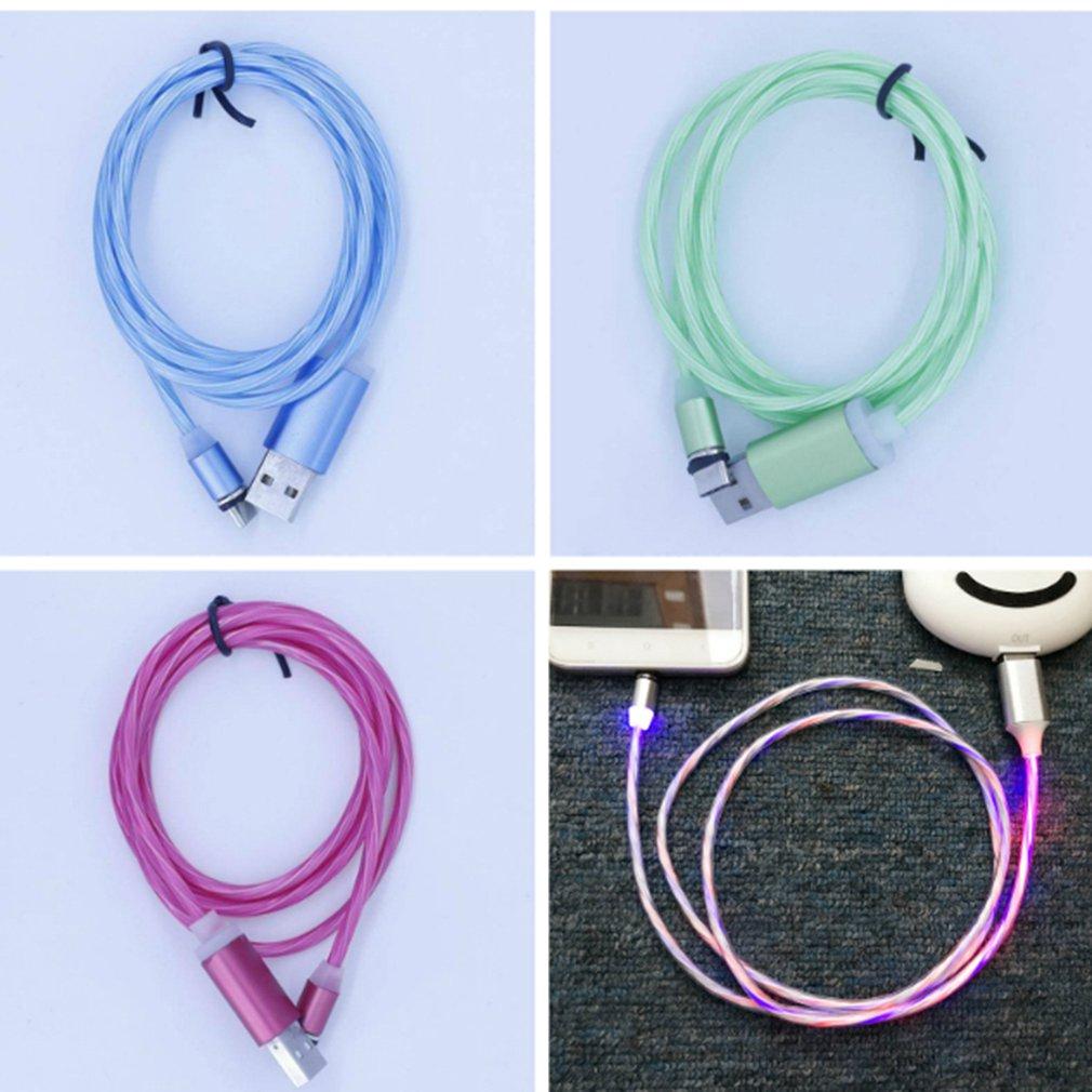 Round Magnetic Streamer Data Line Magical Mobile Phone Charging Line ...
