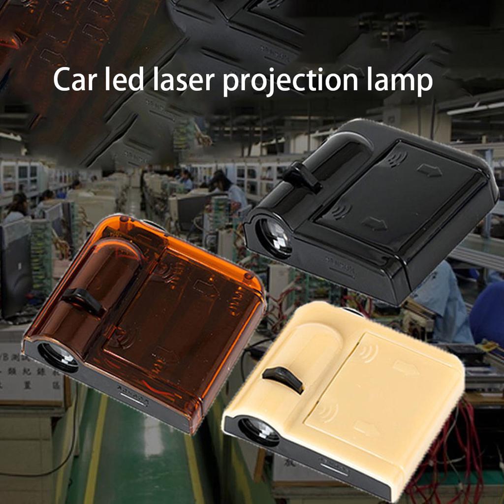 Car Led Welcome Light Projection Lamp Door Light Universal Wireless ...