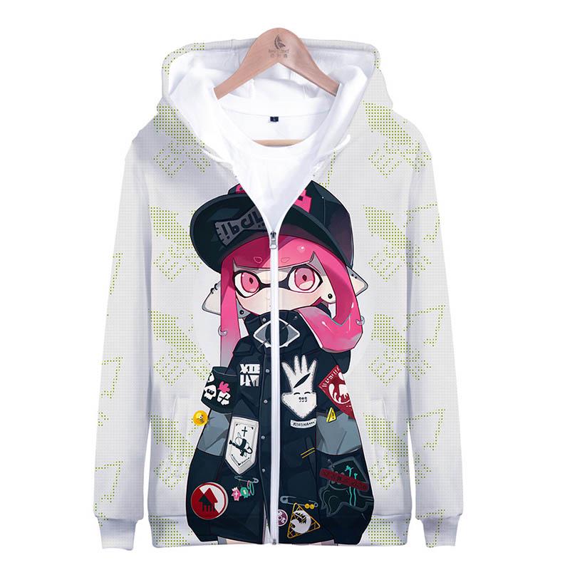 Shooting Game Splatoon 3D Printed Hoodies Boys Girls Long Sleeve Kids ...