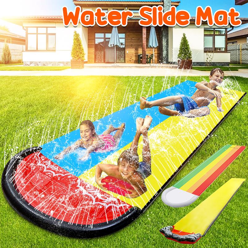 Buy 4.8M Dual Person Single Surf Water Slide Mat for Children Summer ...