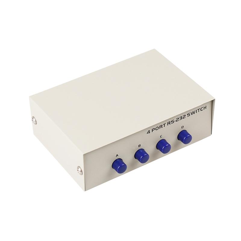 Cheap 4 Port Rs232 Serial Port Switch Db9-pin COM Port Sharer Suitable ...