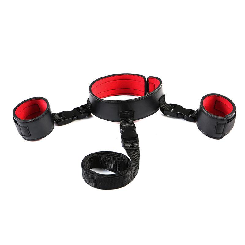 24 Pc Bondage Set Fetish Leather Sex Toys Couples Slave Flirt SM Game ...