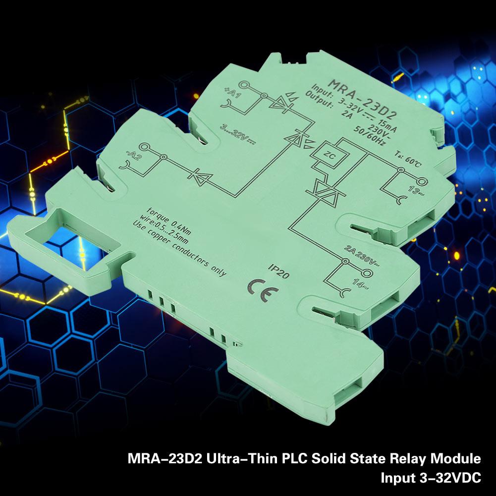 Buy 1pc MRA-23D2 Solid State Relay Module 6.2mm Ultra-thin Relay Board ...