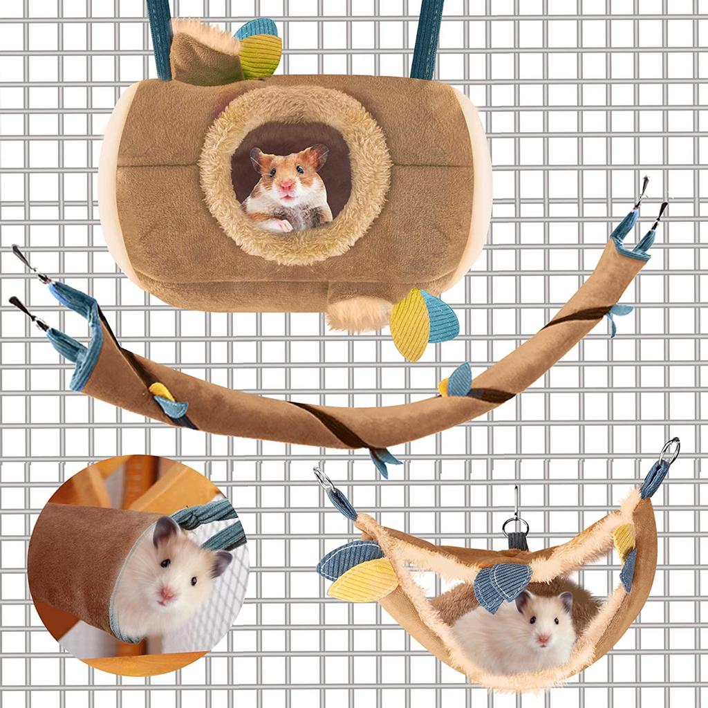 Buy Hedgehog Small Animals Hut Playing Soft Warm Hanging Bunkbed Parrot ...
